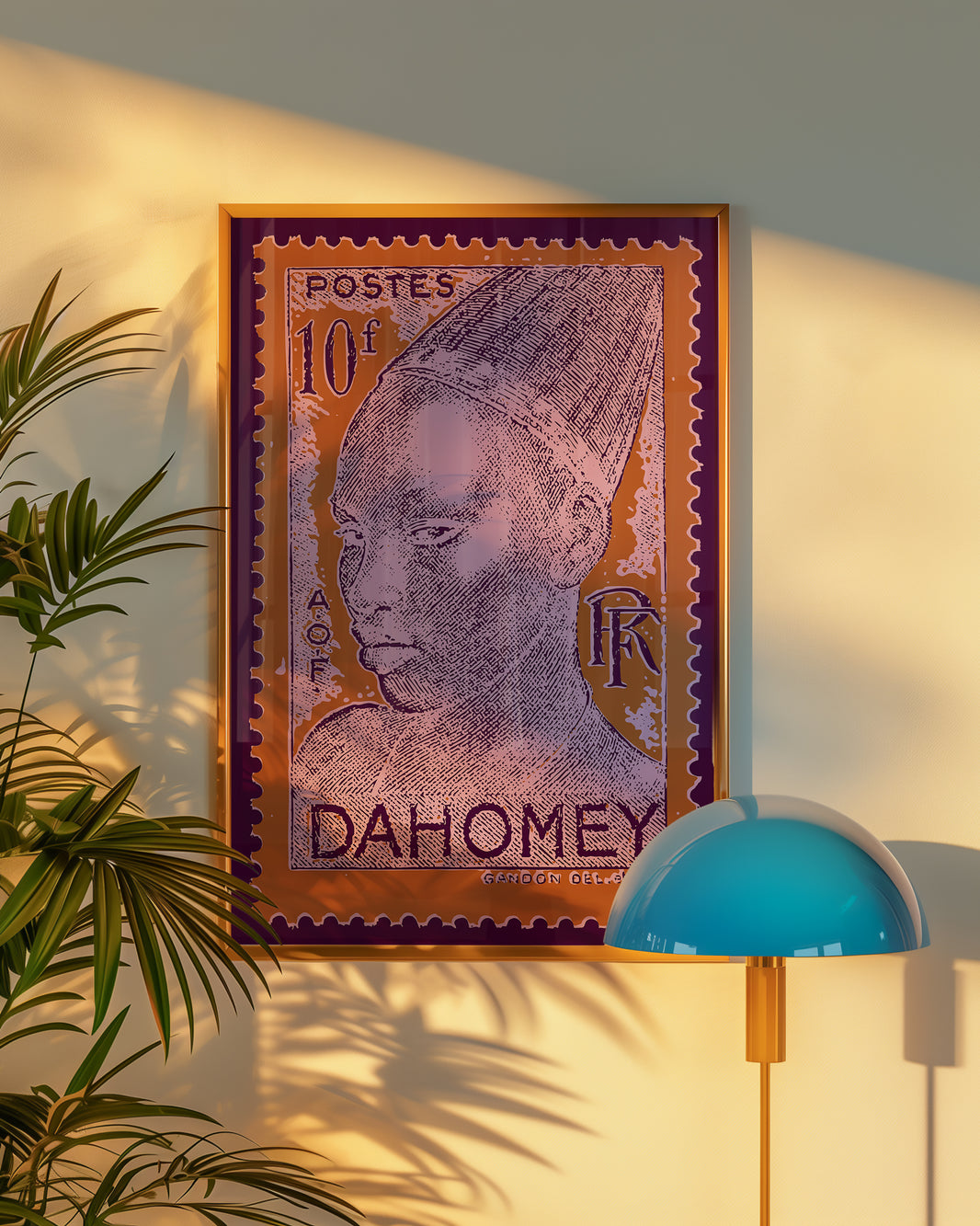 Unique Vintage Stamp Art Prints | Global Inspired Wall Art – Nkem ...